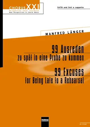 99 Excuses for Being Late to a Rehearsal Choral single edition SATB ...